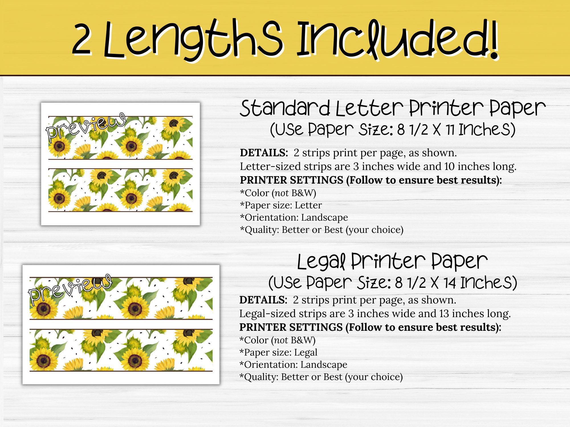 Sunflowers Bulletin Board Border Printable Classroom Board - Etsy