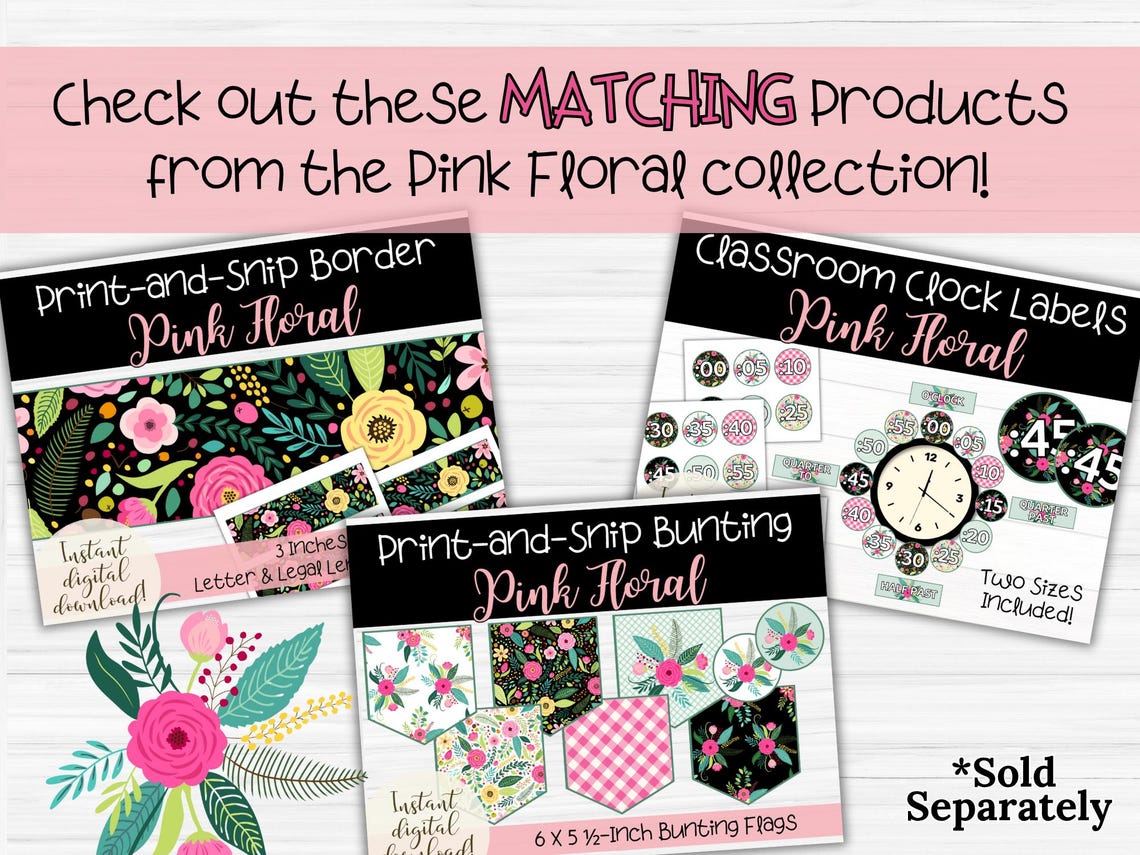 Alphabet Posters | Large Classroom Letters & Numbers Printable Set ...