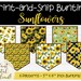 Sunflower Bunting Banner Flags: Classroom Decor (printable PDF) - Etsy