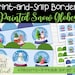 Snow Globe Bulletin Board Borders Printable Christmas - Etsy