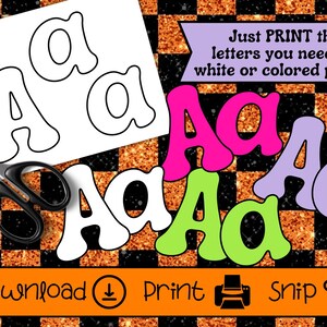 Halloween Letters for Bulletin Board | Fall Wall Display | Silly ...