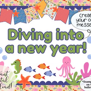 Under the Sea Bulletin Board Kit | Ocean Theme & Sea Life | Printable ...