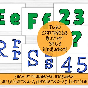 Rainbow Themed Bulletin Board Kit, Elementary Classroom, Printable Set ...