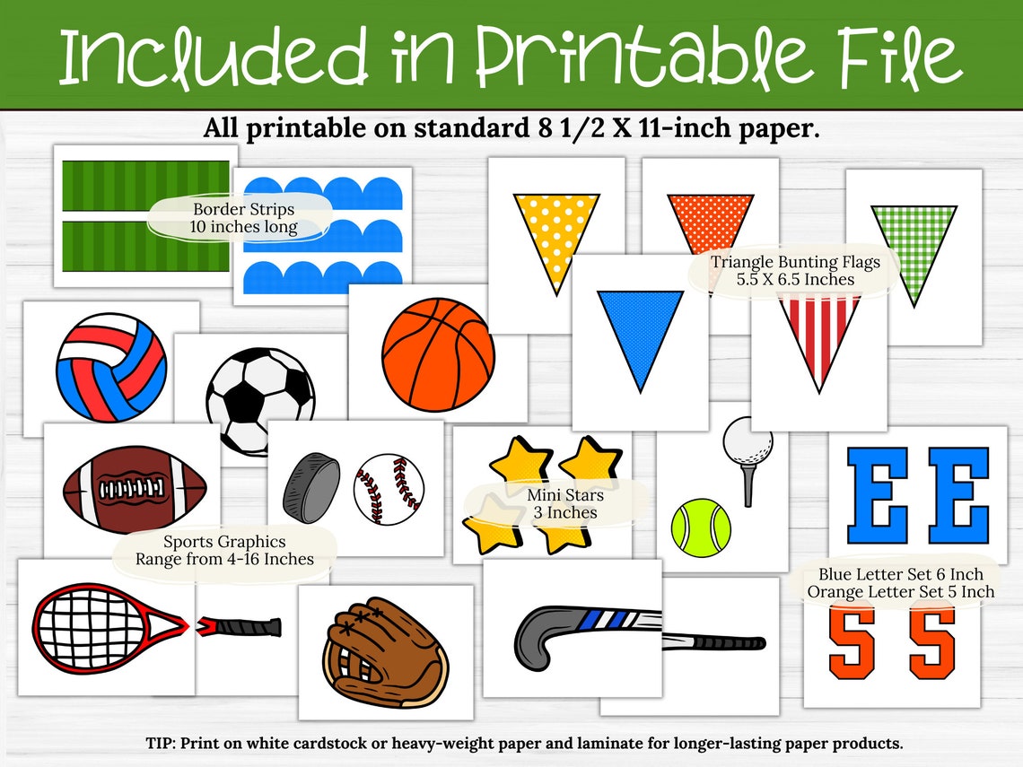 Sports Teamwork Bulletin Board Kit | Classroom Decor (printable) - Etsy