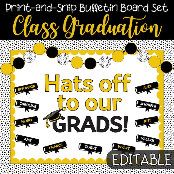 Graduation Bulletin Board Ideas - Etsy