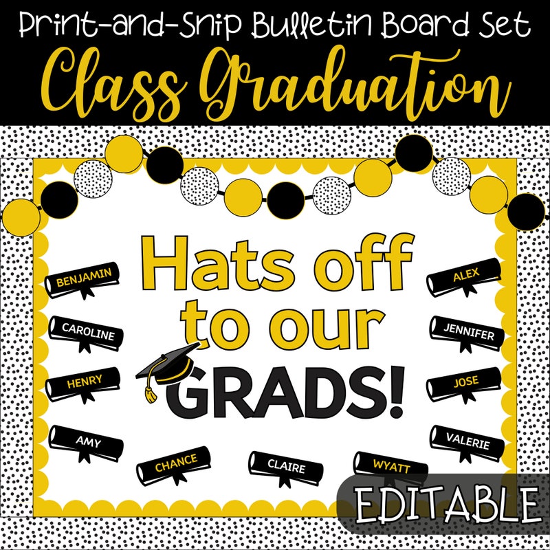 Graduation Bulletin Board Ideas - Etsy