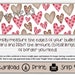 Bulletin Board Border in Sweet Hearts Pattern for Valentine's Day and ...