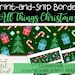 Christmas Bulletin Board Border Printable Holiday Border Strips for ...