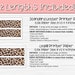 Leopard Print Bulletin Board Border: DIY Printable Trim (digital ...