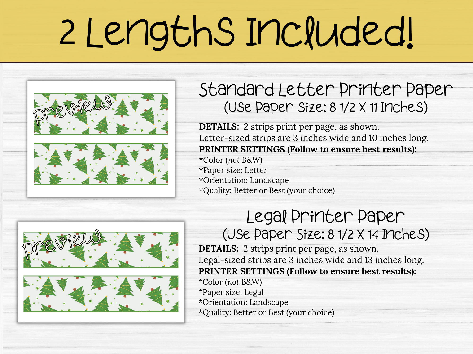 Christmas Tree Bulletin Board Border: Printable Holiday Classroom Decor ...