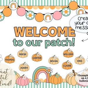 Fall Bulletin Board Idea | Printable Kit for Teachers | Back to School ...