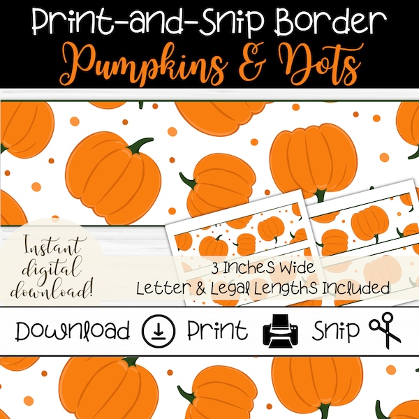 Halloween Bulletin Board Trim - Etsy