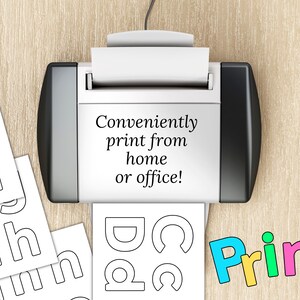 Mini Bulletin Board Letters Teachers Printable Letter Set 3 Inch ...