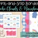 Bulletin Board Printable Border Set, Boho Clouds and Rainbows Trim ...