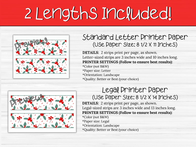 Holly Berries Bulletin Board Border: Christmas Classroom Decor (digital ...