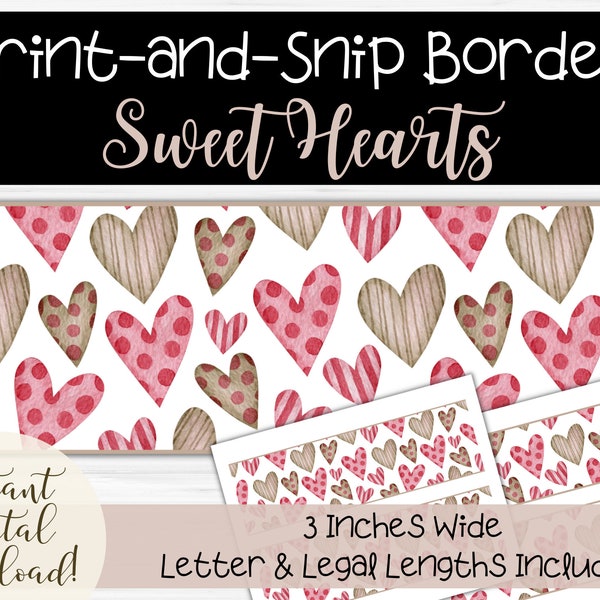 Watercolor Bulletin Board Border - Etsy