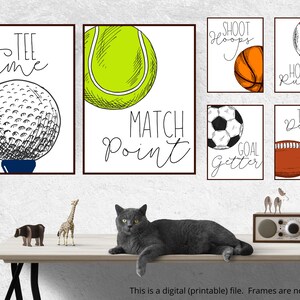 Kids Sports Prints | Printable Wall Art | Soccer Print | Football ...