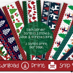 Holiday Knits Bulletin Board Borders | Winter Themed Bulletin Board ...