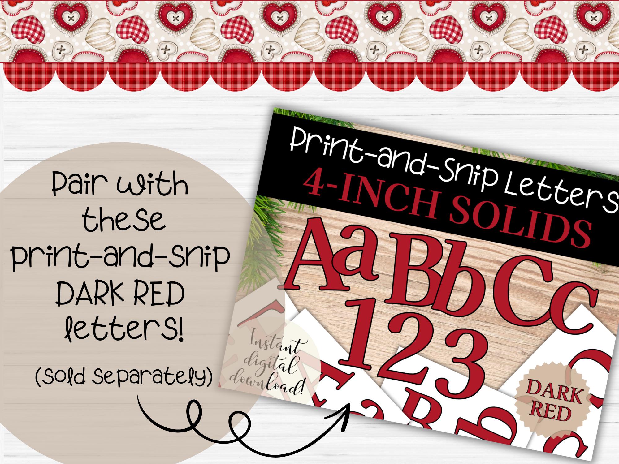 Valentine Bulletin Board Set, February Classroom Display, PDF Digital ...