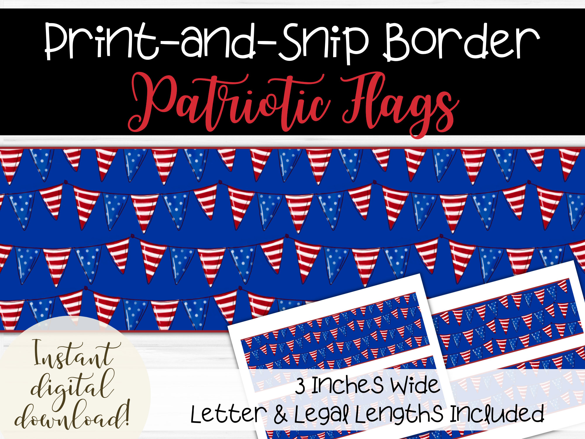 Free Printable Patriotic Borders