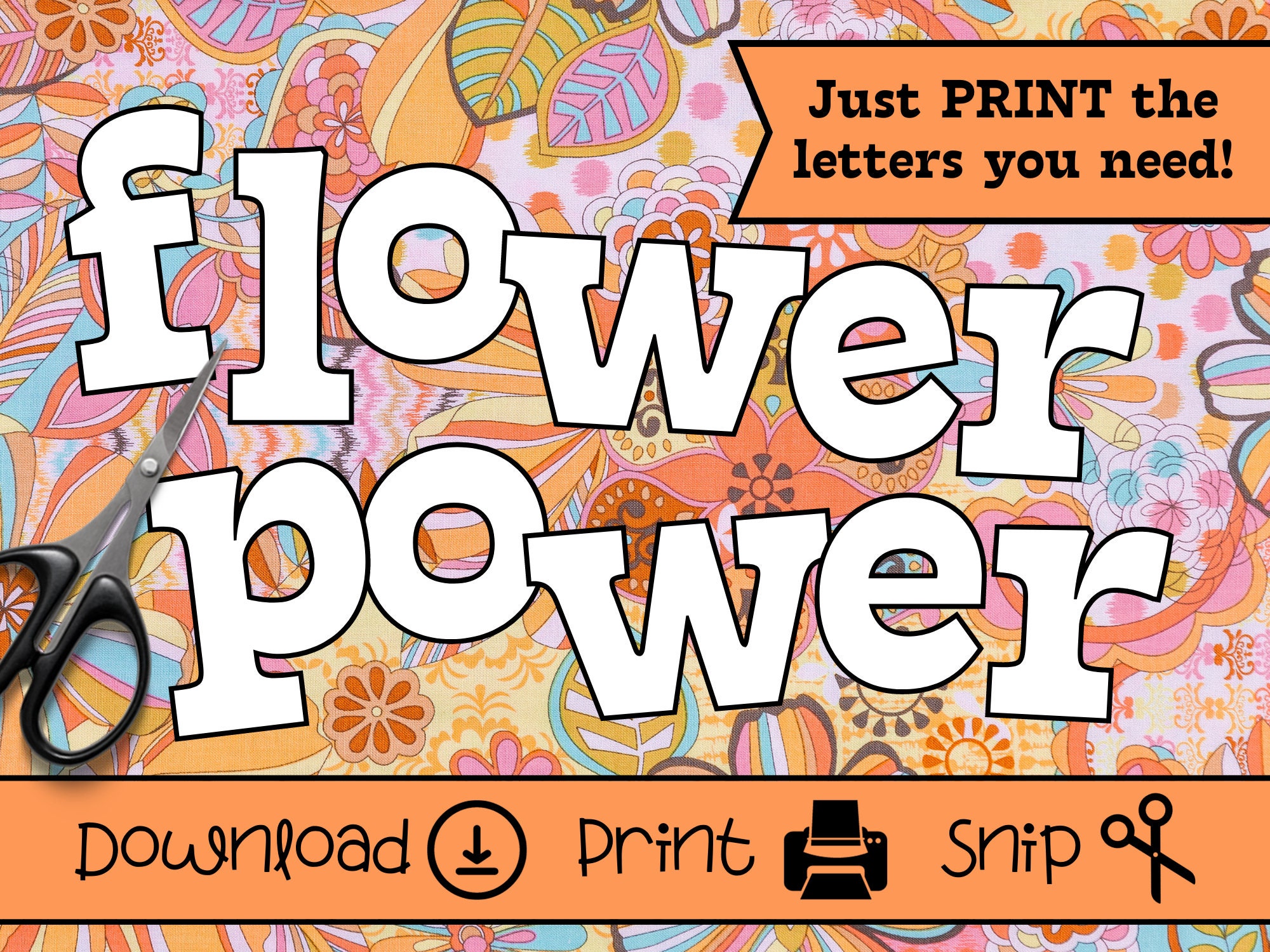 Retro Style Bulletin Board Letter Set Printable Letters for - Etsy