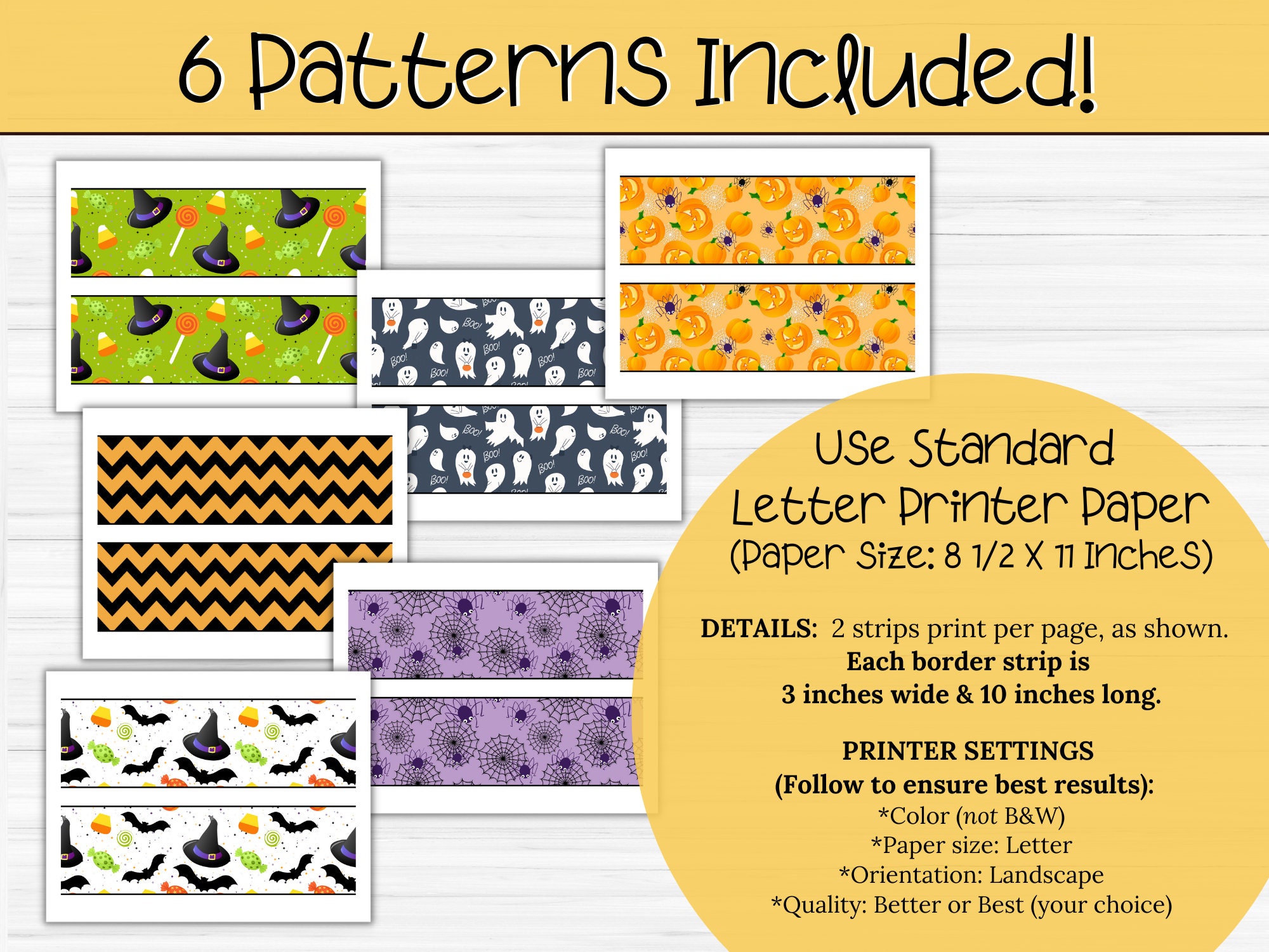 Halloween Bulletin Board Borders October Board Theme Printable ...