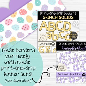 Easter Bulletin Board Borders | Easter Classroom Display | Printable ...