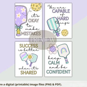 Pickleball Theme Classroom Posters | Cute Class Wall Decor | Trendy ...