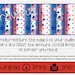 Patriotic Bulletin Board Border: USA Stripes, Stars (digital Download ...