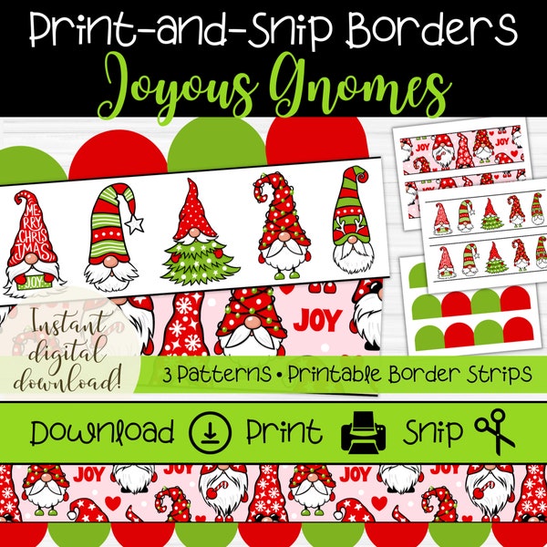 Gnomes Christmas Bulletins - Etsy