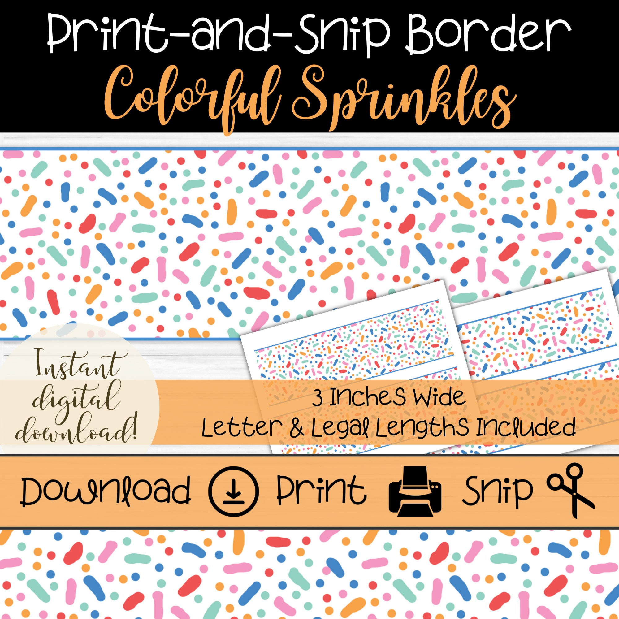 Free Printable Classroom Display Borders