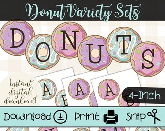 Donuts With Dad Printable Banner - Etsy