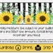 Rustic Sunflowers Bulletin Board Border | Printable Sunflower Themed ...
