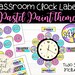 Classroom Clock Labels | Telling Time | Traditional Analog Clock ...