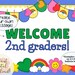 Rainbow Themed Bulletin Board Kit, Elementary Classroom, Printable Set ...
