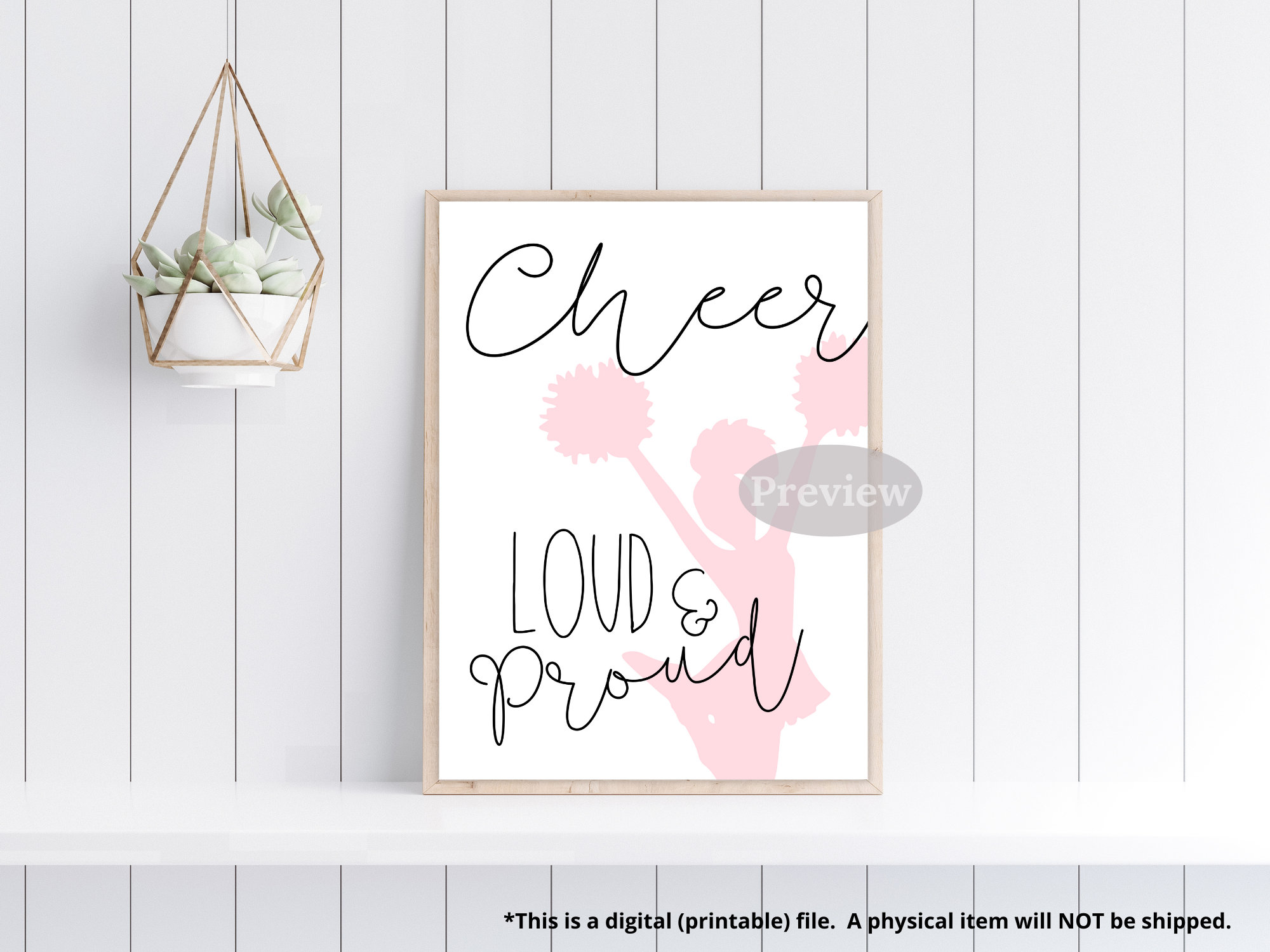 Cheerleading Wall Prints Printable Wall Art for Cheerleaders Cheer ...