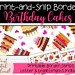 Birthday Bulletin Board Border Strips | Printable Happy Birthday Trim ...