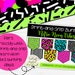 Retro Neon Border Strips for Classroom Bulletin Board Printable ...