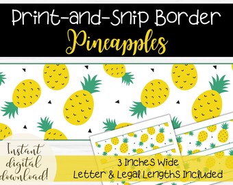 Yellow Bulletin Board Border - Etsy