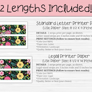 Floral Bulletin Board Border | Pink Floral Theme | Printable Border ...