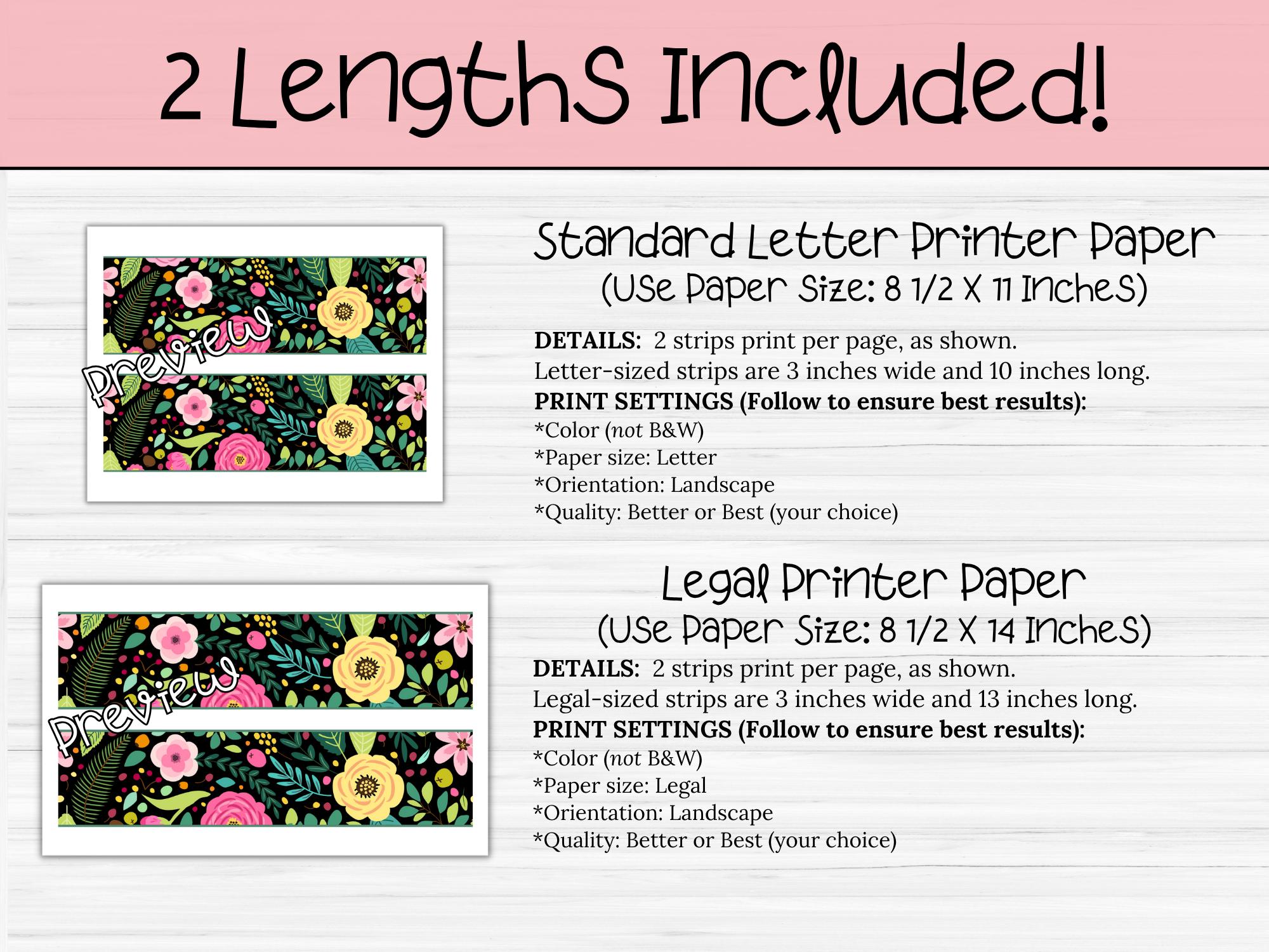 Pink Floral Bulletin Board Border: Teacher Classroom Decor (digital ...