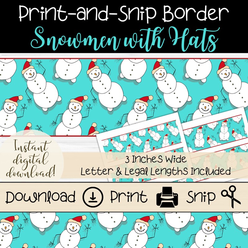 Snowmen Bulletin Boards - Etsy