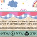 Bulletin Board Printable Border Set, Boho Clouds and Rainbows Trim ...