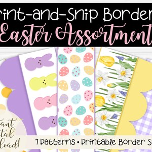 Easter Bulletin Board Borders | Easter Classroom Display | Printable ...