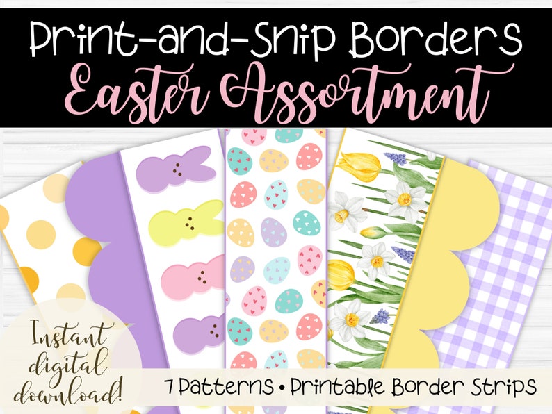 Easter Bulletin Board Borders | Easter Classroom Display | Printable ...