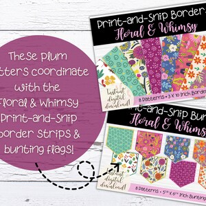 Plum Purple Bulletin Board Letters: Printable Classroom Decor (digital ...