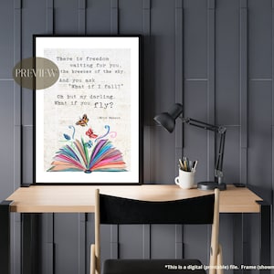 Reading Classroom Poster Print | Inspirational Saying for Kids ...