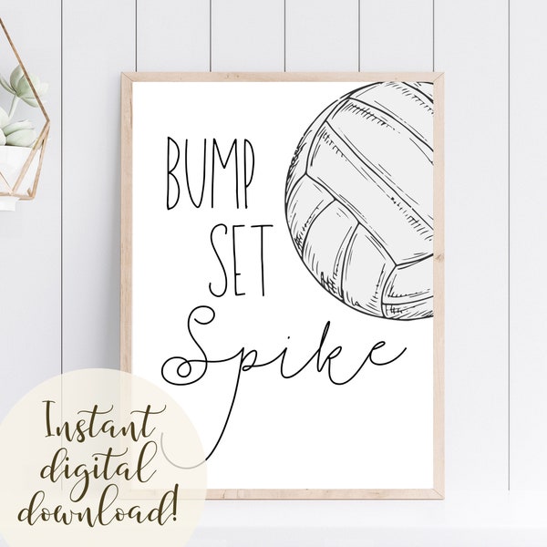 Volleyball Wall Art - Etsy