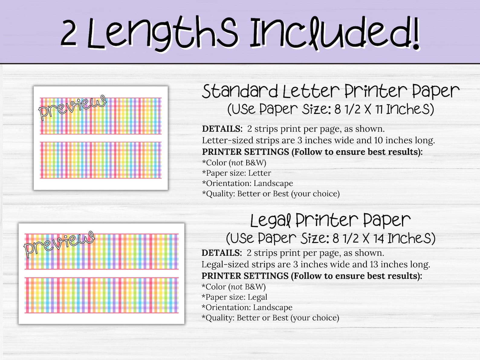 Bulletin Board Border in Pastel Rainbow Gingham, Printable Trim for ...