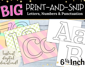 Printable Classroom Bulletin Board Letter Set for Teachers - Etsy